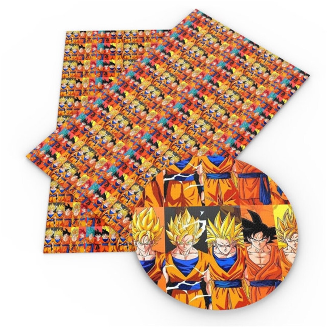 GOKU Saiyajin Fabric - Etsy