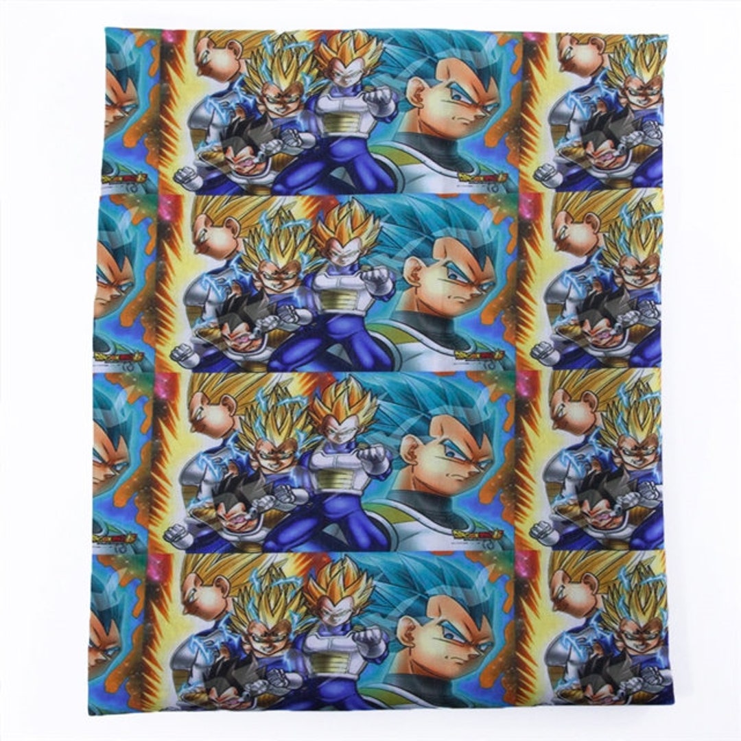Dragon Ball Vegeta Fabric - Etsy