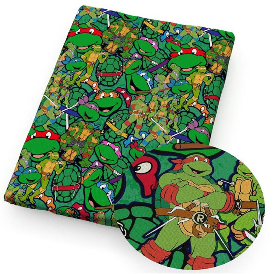 Action Tortoise Fabric by the Yard - Etsy