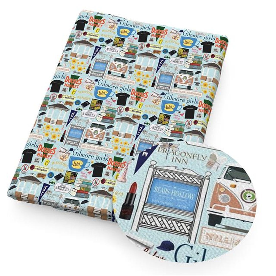 Lory & Rory Stickers Fabric by the Yard - Etsy