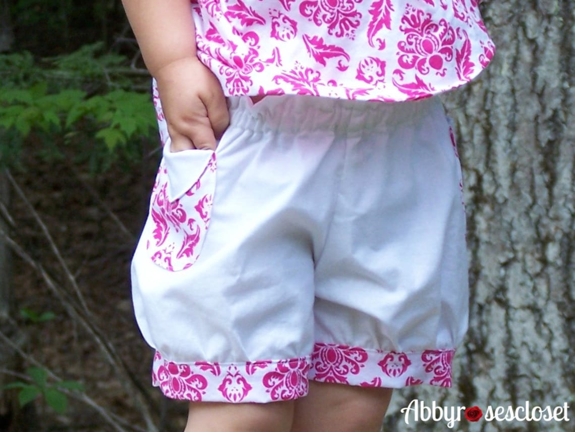 Bubble Shorts PDF Sewing Pattern Instant Download Sizes 12 - Etsy