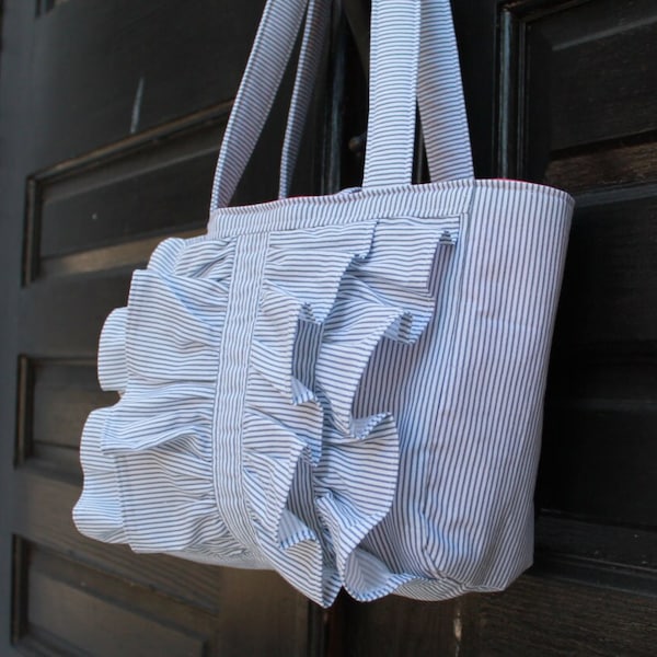 Ruffle Tote Bags - Etsy