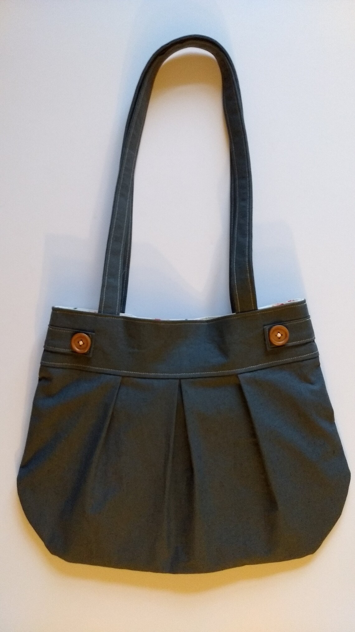 Pleated Tote Bag Purse Pdf Sewing Pattern - Etsy