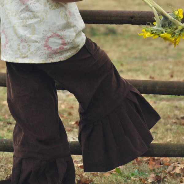 Double Ruffle Pants - Etsy