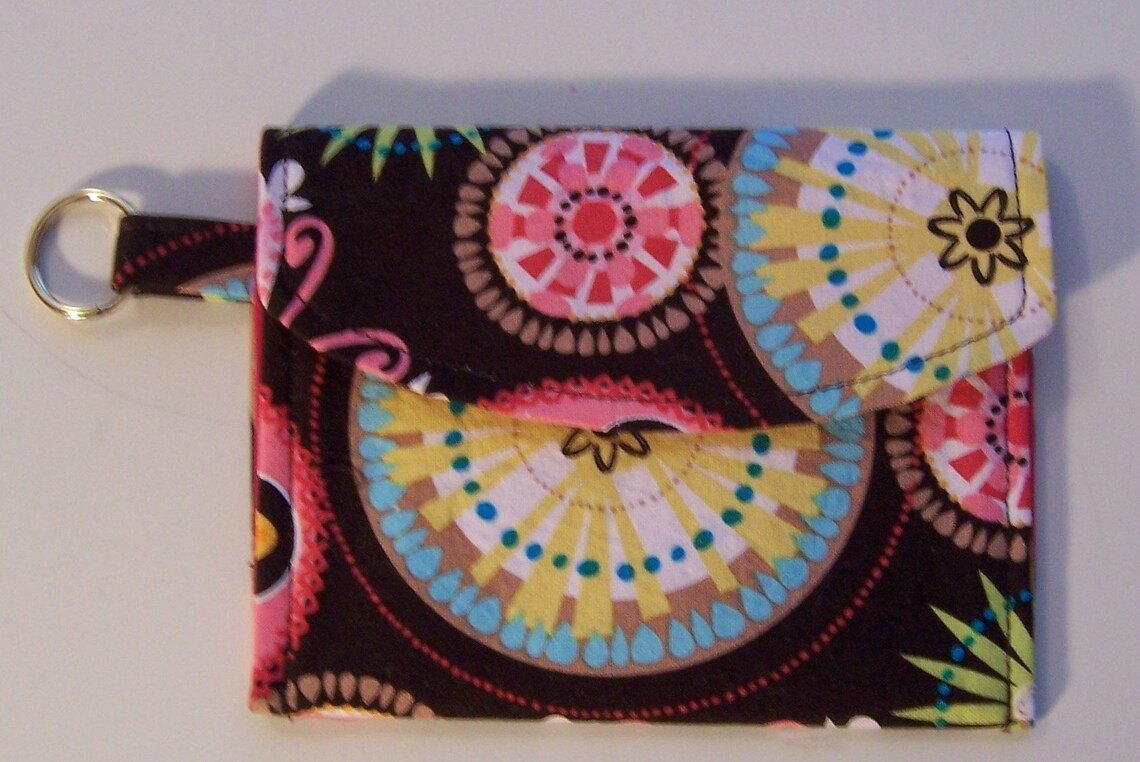PDF SEWING PATTERN - Key Chain Coin Purse / Pouch Wallet - Easy Project ...