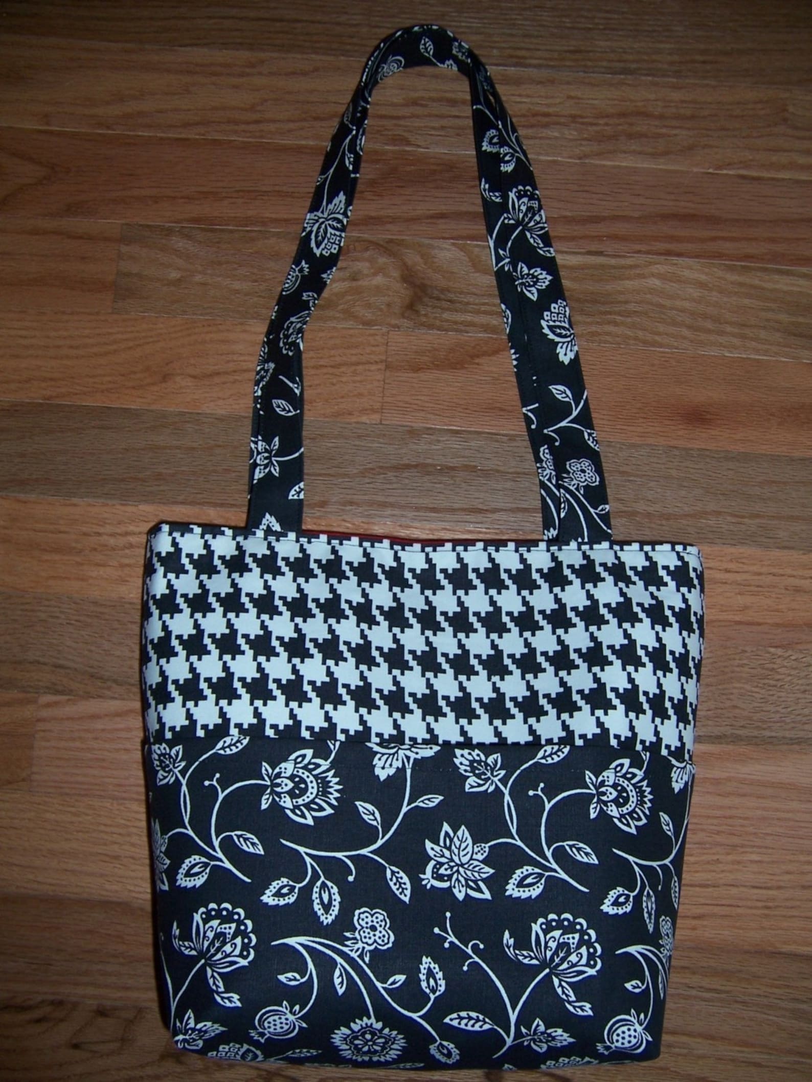 Pocket Tote Bag PDF Sewing Pattern 4 Sizes to Make Customize Your ...