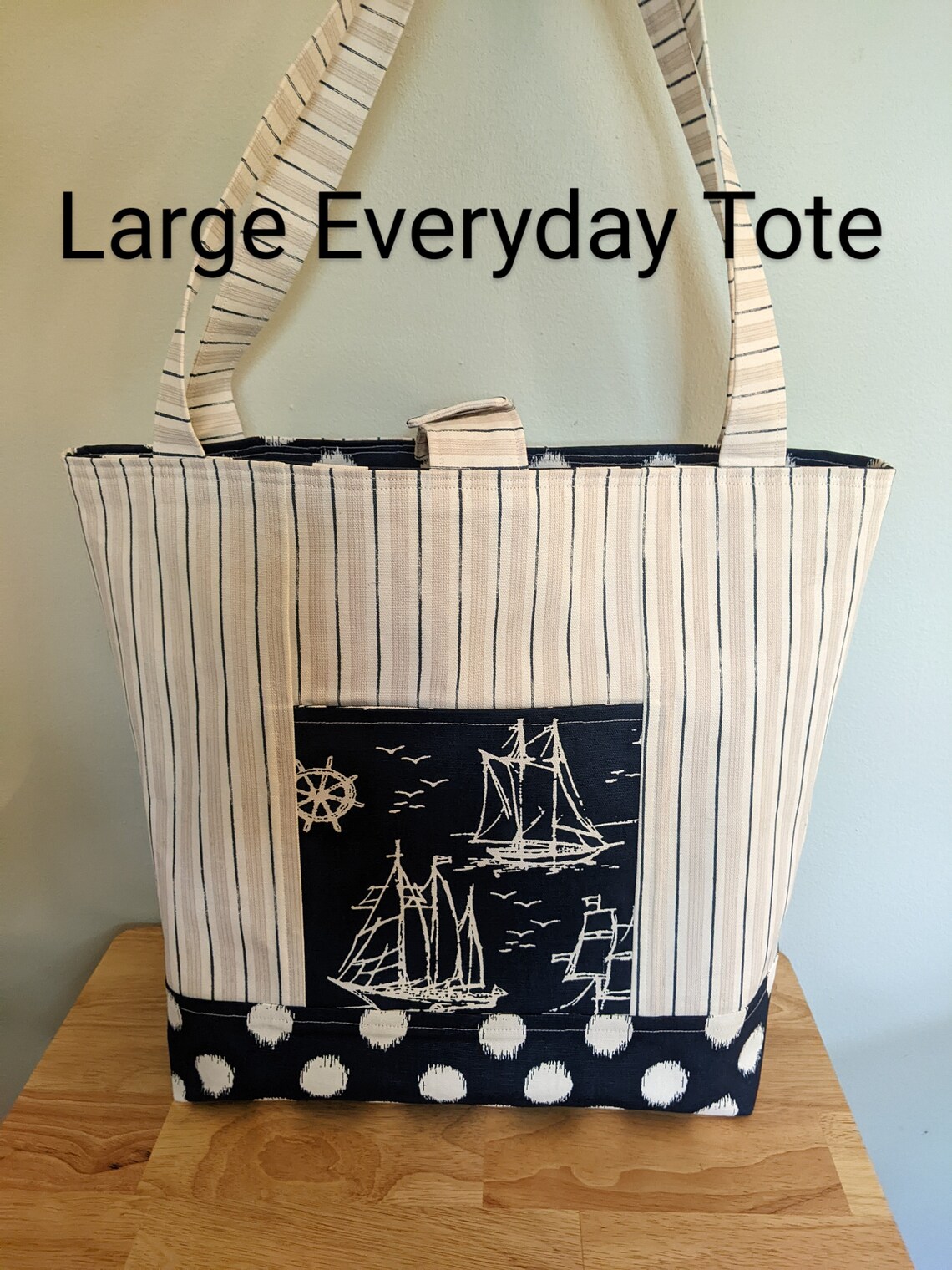 Everyday Tote Bag Easy PDF Purse Sewing Pattern 3 Sizes to - Etsy