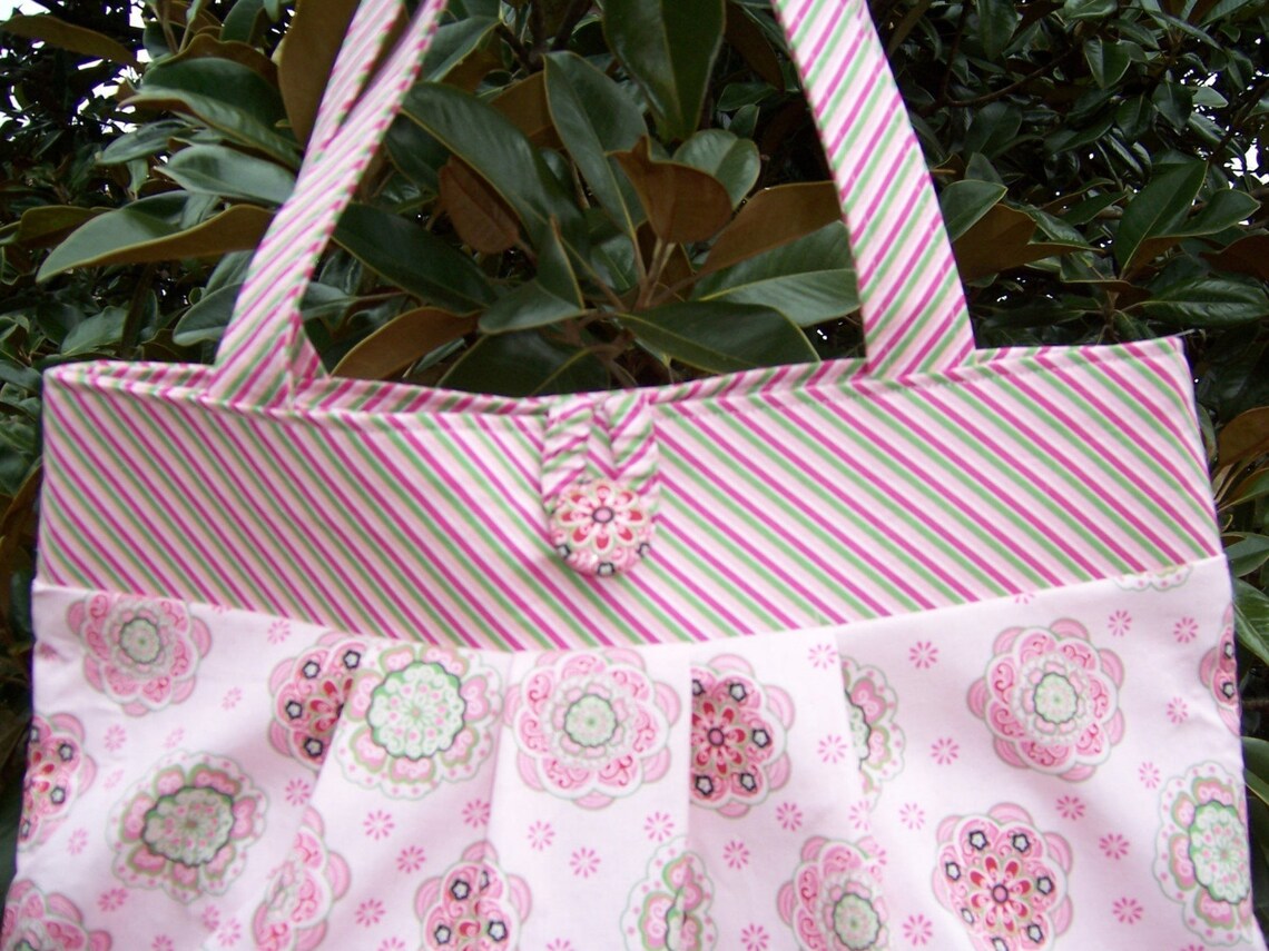 PDF Sewing Pattern - Gathered or Pleated Tote Bag - by Aivilo Charlotte ...
