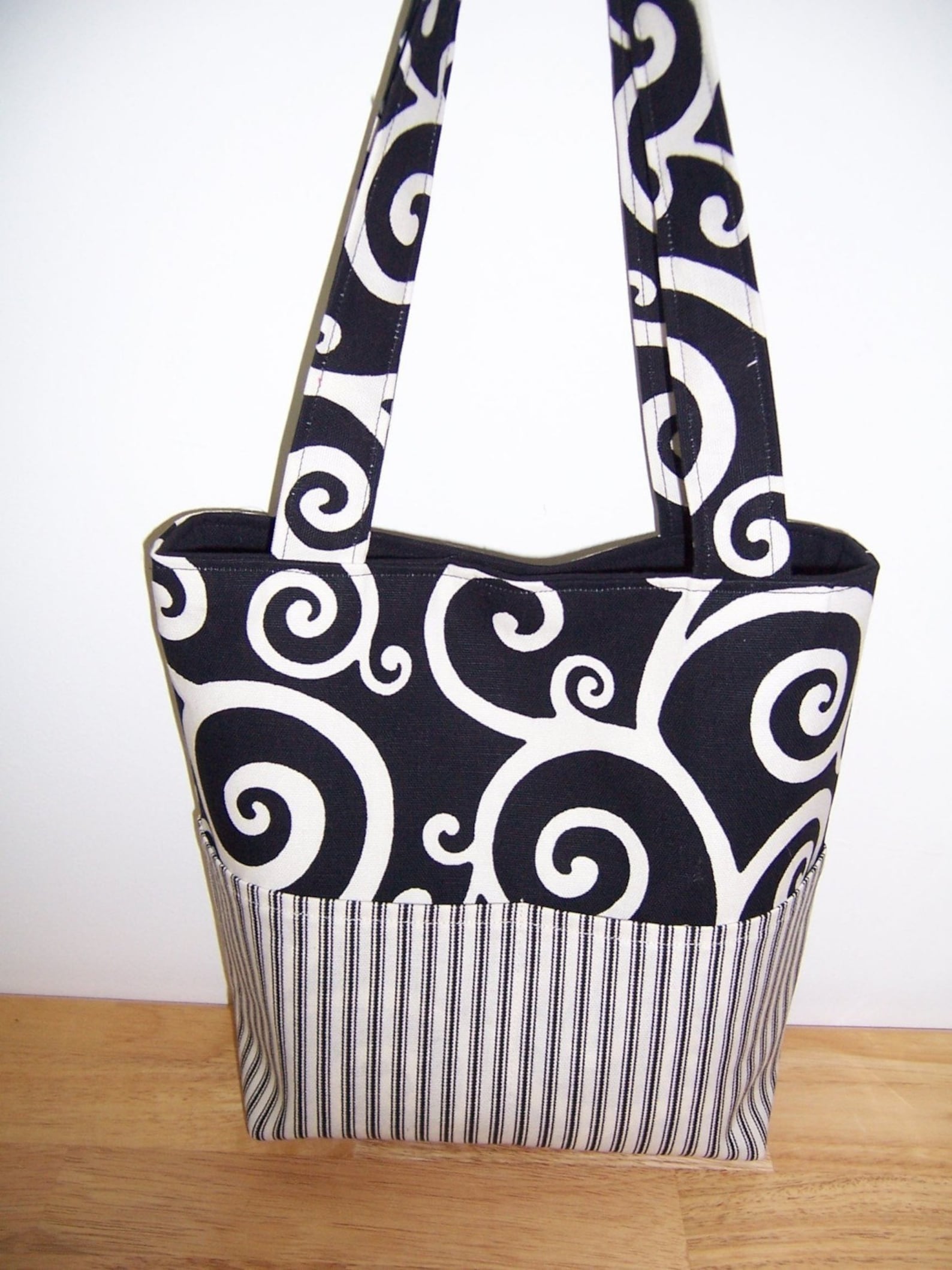 Pocket Tote Bag PDF Sewing Pattern 4 Sizes to Make Customize Your ...