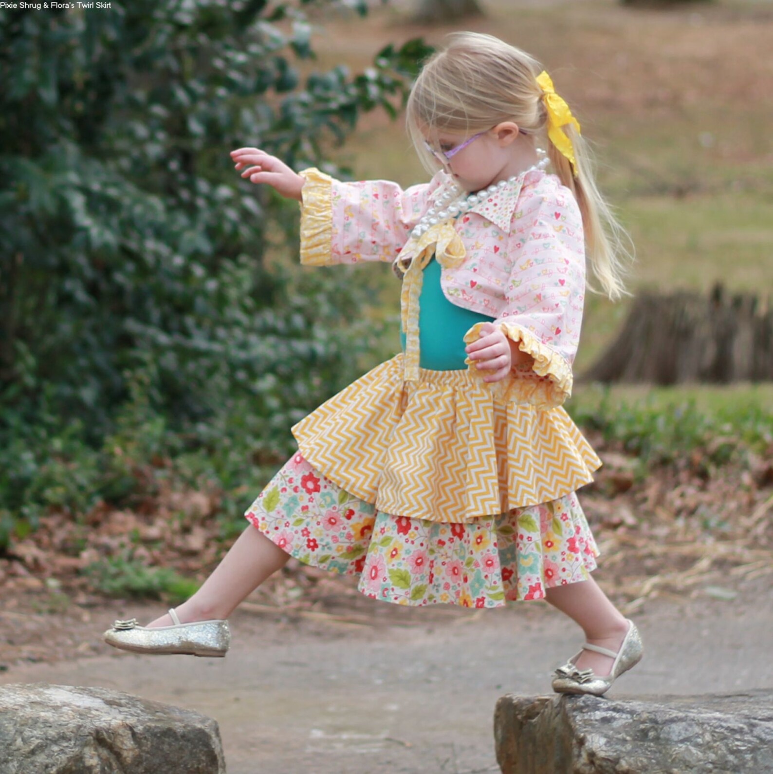 PDF Sewing Pattern - Flora's Twirl Skirt - Easy to Sew Double Layer ...