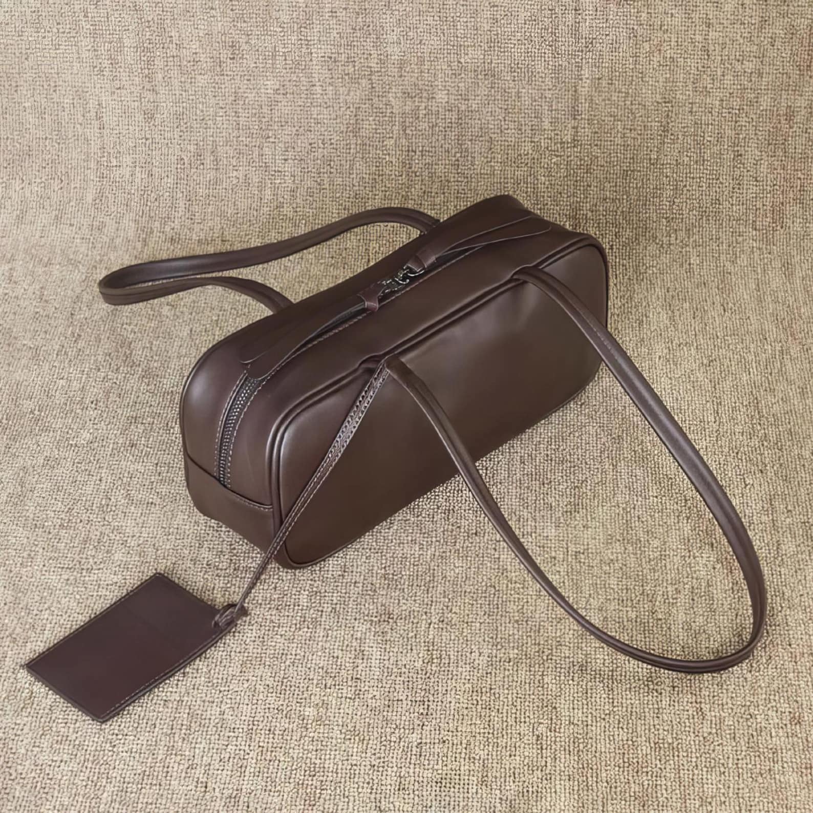Classic Leather Top Handle Bag, Timeless Leather Shoulder Bags, Small ...