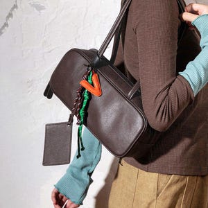 Classic Leather Top Handle Bag, Timeless Leather Shoulder Bags, Small ...