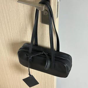 Classic Leather Top Handle Bag, Timeless Leather Shoulder Bags, Small ...
