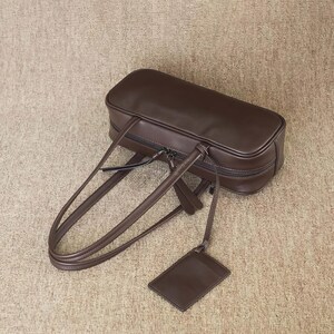 Classic Leather Top Handle Bag, Timeless Leather Shoulder Bags, Small ...