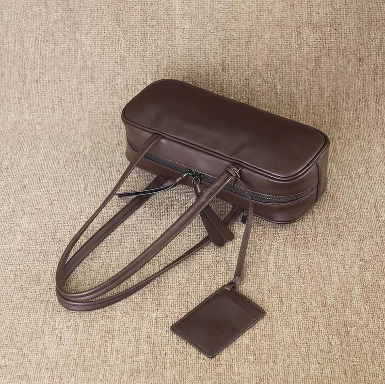 Classic Leather Top Handle Bag, Timeless Leather Shoulder Bags, Small ...