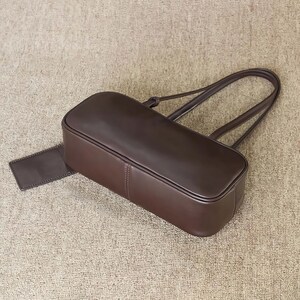 Classic Leather Top Handle Bag, Timeless Leather Shoulder Bags, Small ...