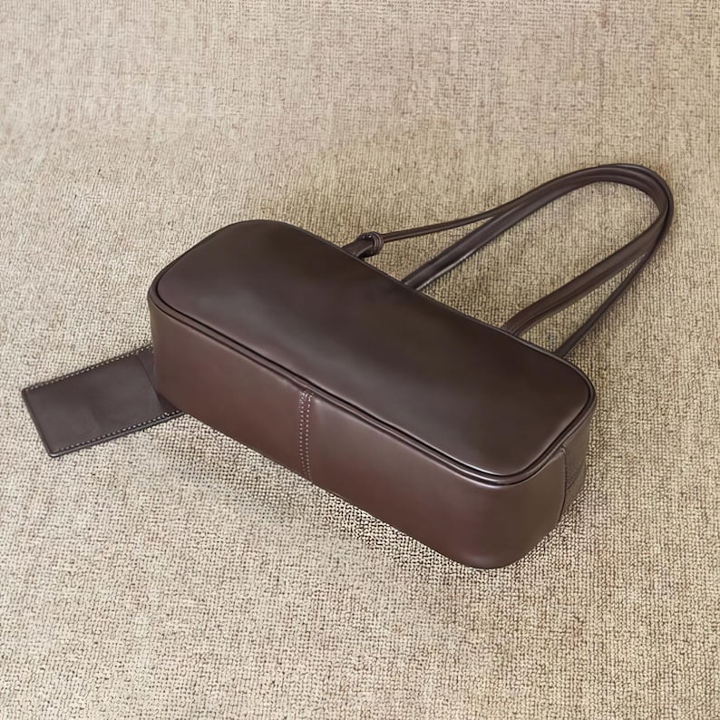 Classic Leather Top Handle Bag, Timeless Leather Shoulder Bags, Small ...