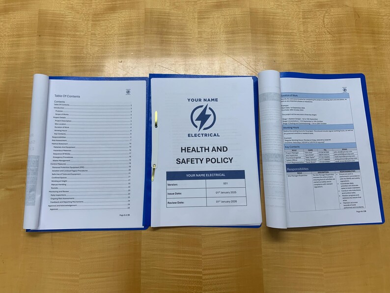 Ultimate Health & Safety Pack for Electricians – Your Complete ...