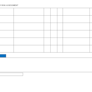 Blank Risk Assessment Template - MS Word, Fully Customisable, Editable ...