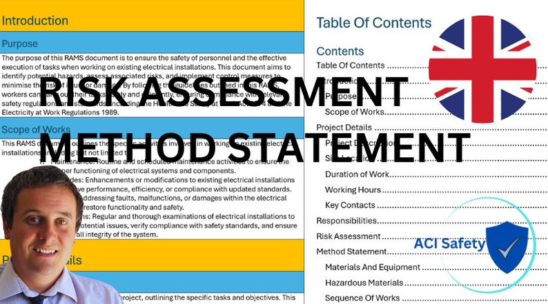 Risk Assessment Method Statement RAMS Professional Writing Service ...