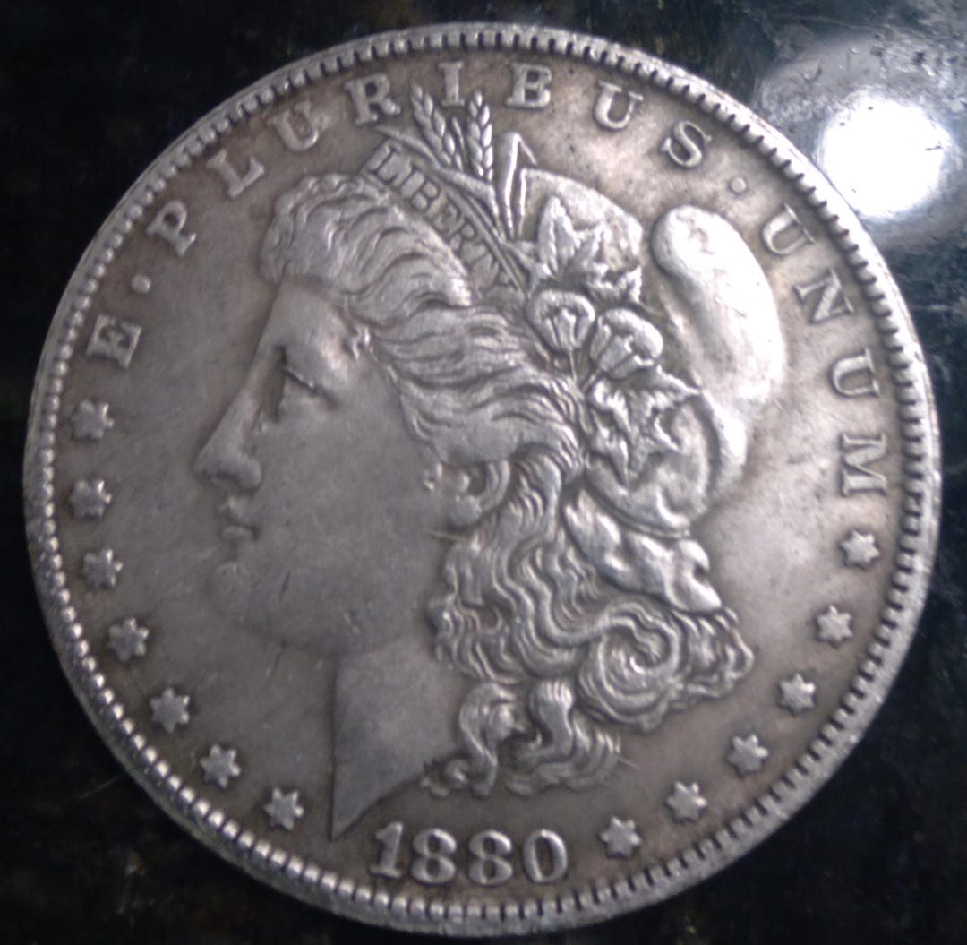 1880 Morgan Silver Dollar Replica Coins Outstanding Quality Antique ...