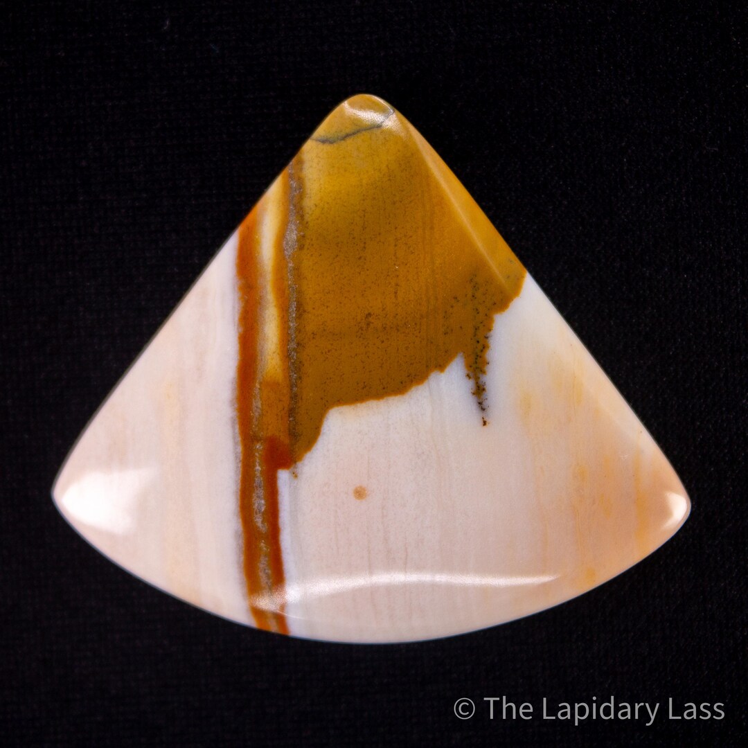 Old Stock Red Falcon Picture Jasper Fan Cabochon - Etsy