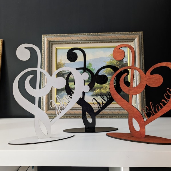 Treble Bass Clef - Etsy