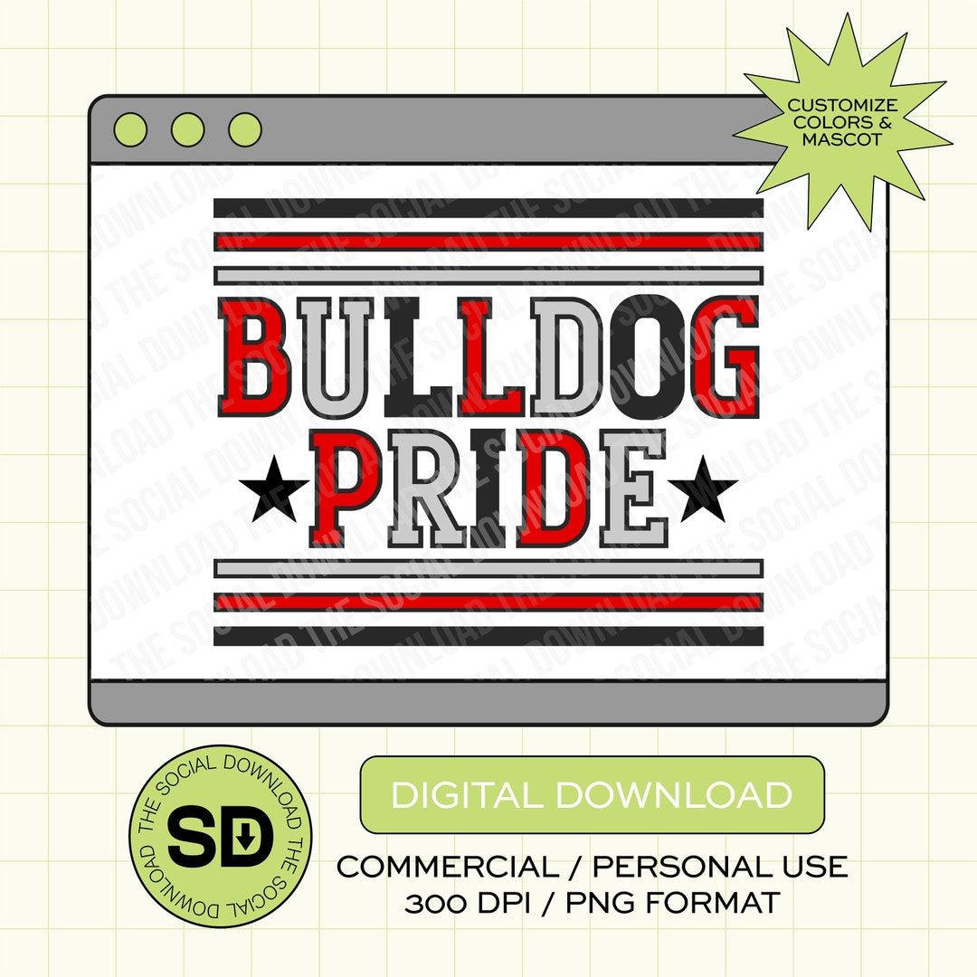Mascot Pride Custom School Spirit PNG Download File, Custom School Png ...