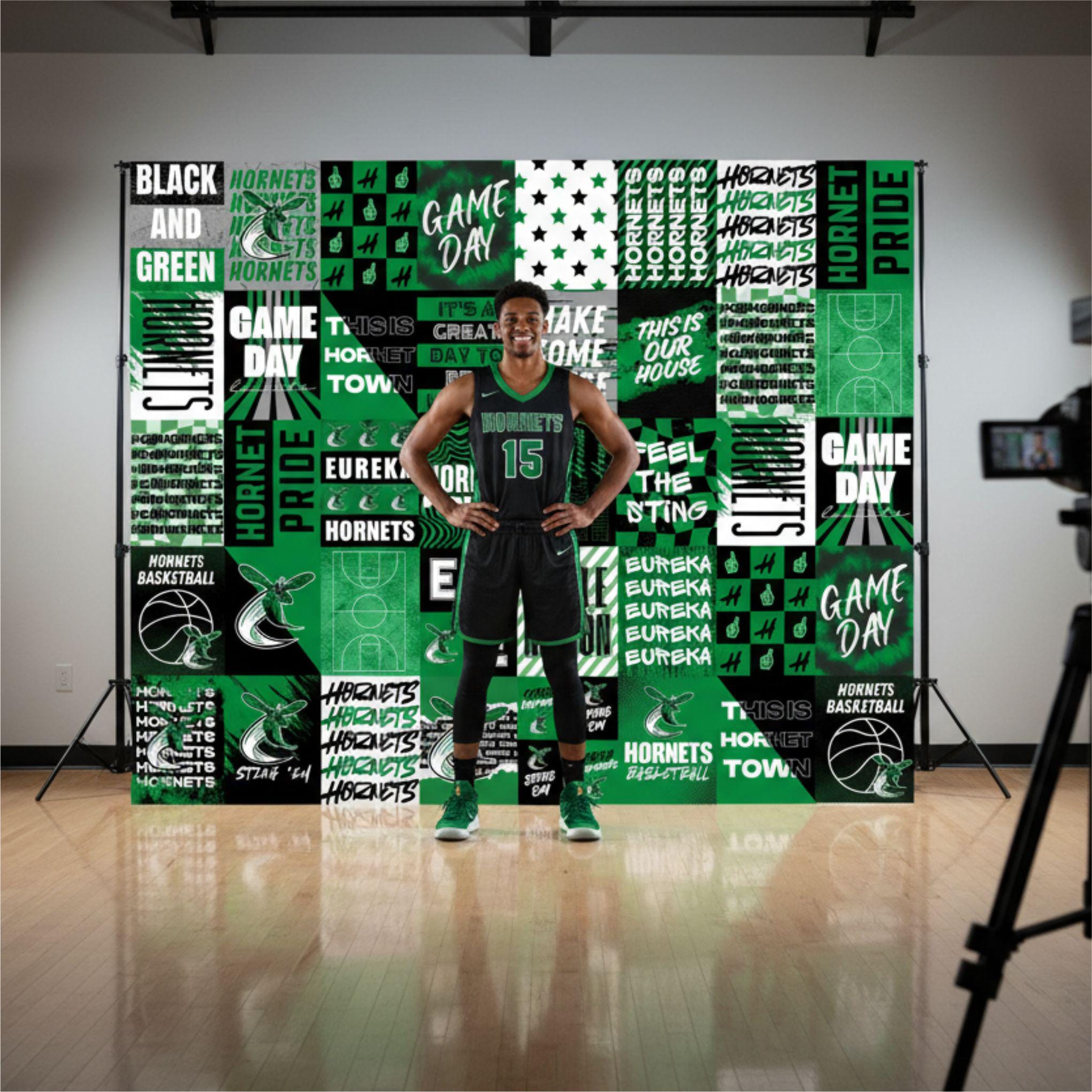Done for You Media Day Backdrop Graphics, Canva Template, (MEDIA1002 ...