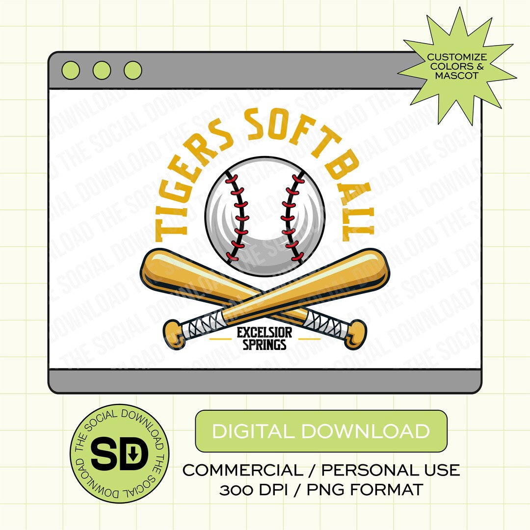 Cross Baseball Bats Custom PNG Download File, Custom School Png ...