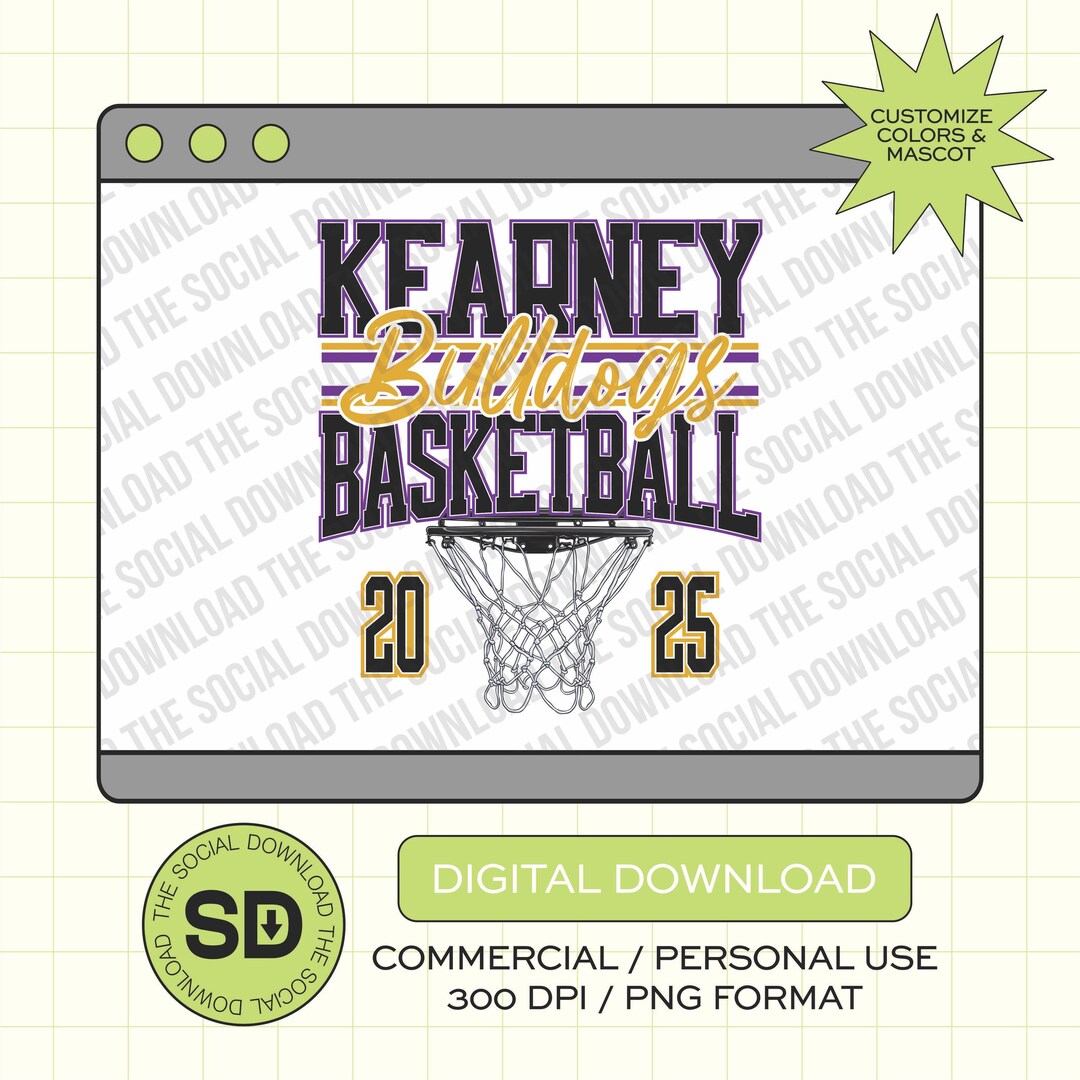 Stacked Team Basketball Custom School PNG Download File, Custom ...