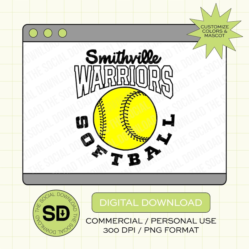 Team Arch Softball Custom PNG Download File, Custom School Png ...