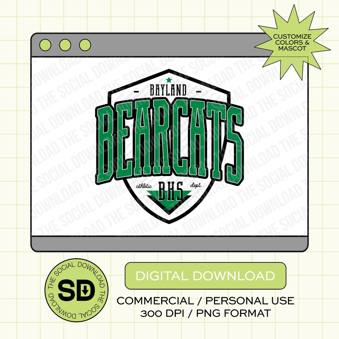 Team Shield Custom School Spirit PNG Download File, Custom School Png ...