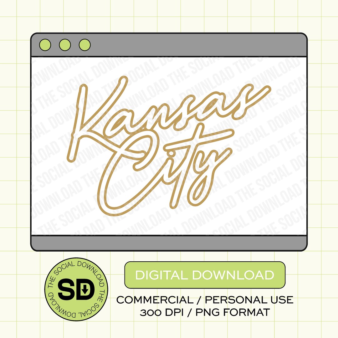 Kansas City Script Outline Gold PNG Download File, Kansas City Png, KC ...