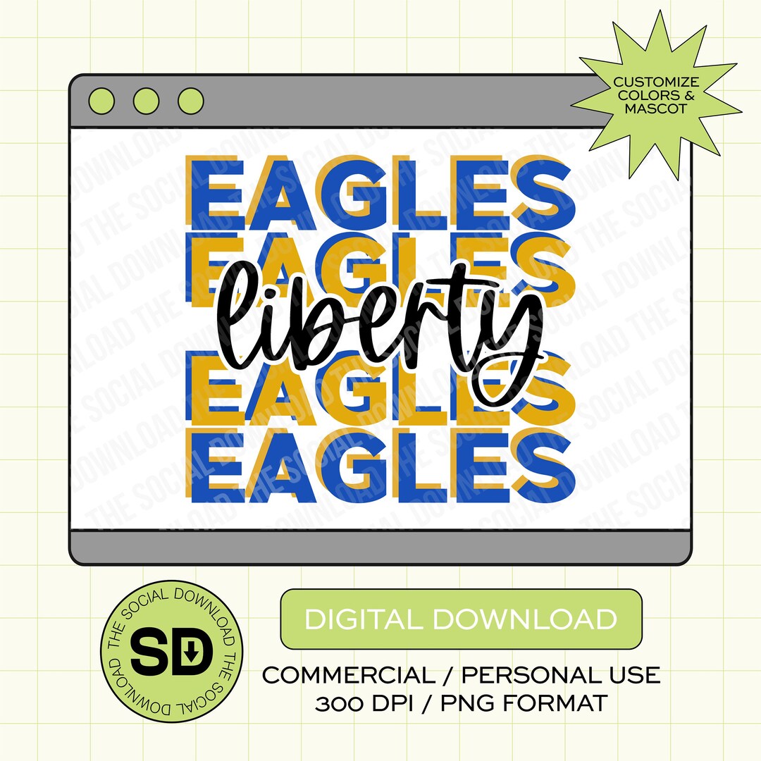 Mascot Repeat Custom School Spirit PNG Download File, Custom School Png ...