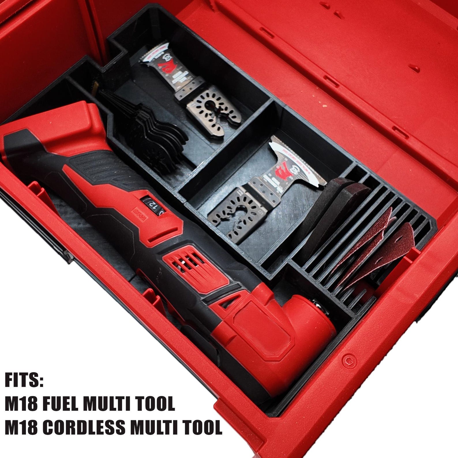 STL File for M18 Multi Tool Drawer Liner: Milwaukee Packout 3-drawer ...