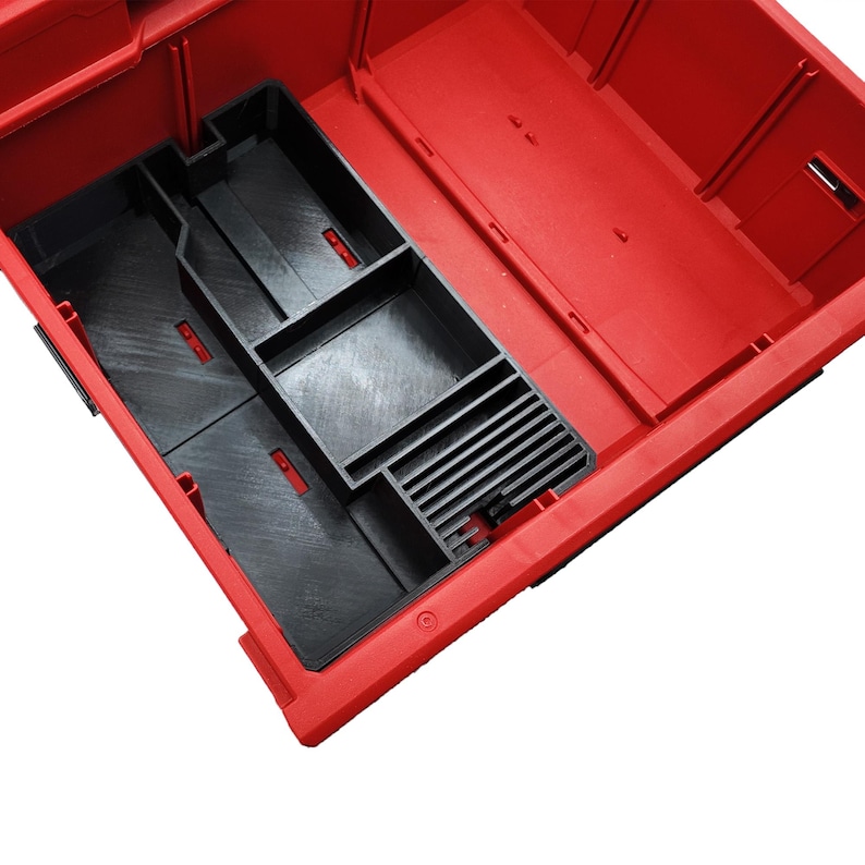 STL File for M18 Multi Tool Drawer Liner: Milwaukee Packout 3-drawer ...