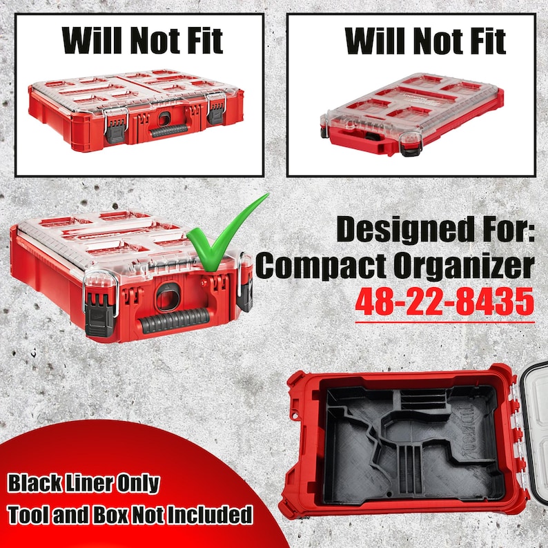 STL File for M12 FUEL 3" Compact Cut off Tool Liner and Organizer for ...