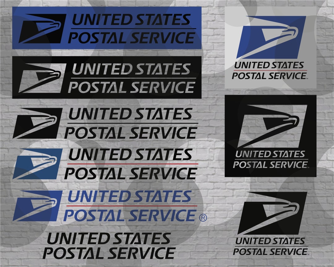 Postal Service Svg, Post Logo Silhouette, Usps Svg, Postal Clipart, Cut ...