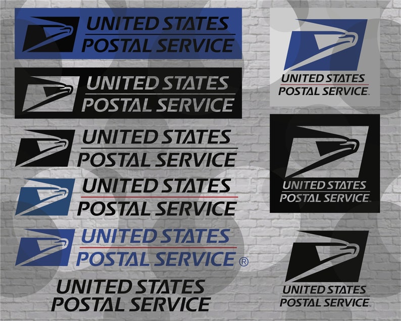 Postal Service Svg, Post Logo Silhouette, Usps Svg, Postal Clipart, Cut ...