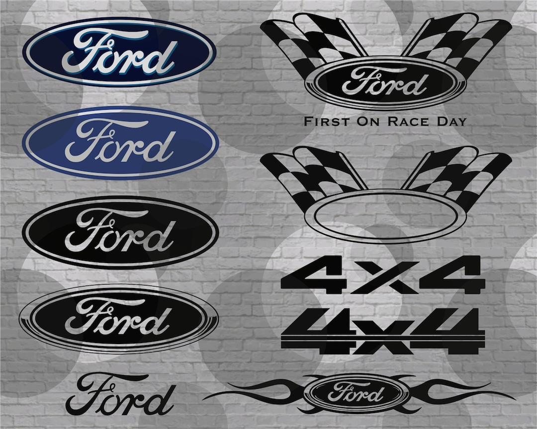 Ford Svg, Ford Clipart, Car Cut File Svg, 4x4 Svg, Ford Racing Svg ...