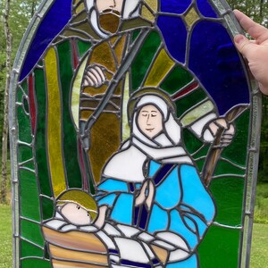 Holy Family Nativity Window - Etsy
