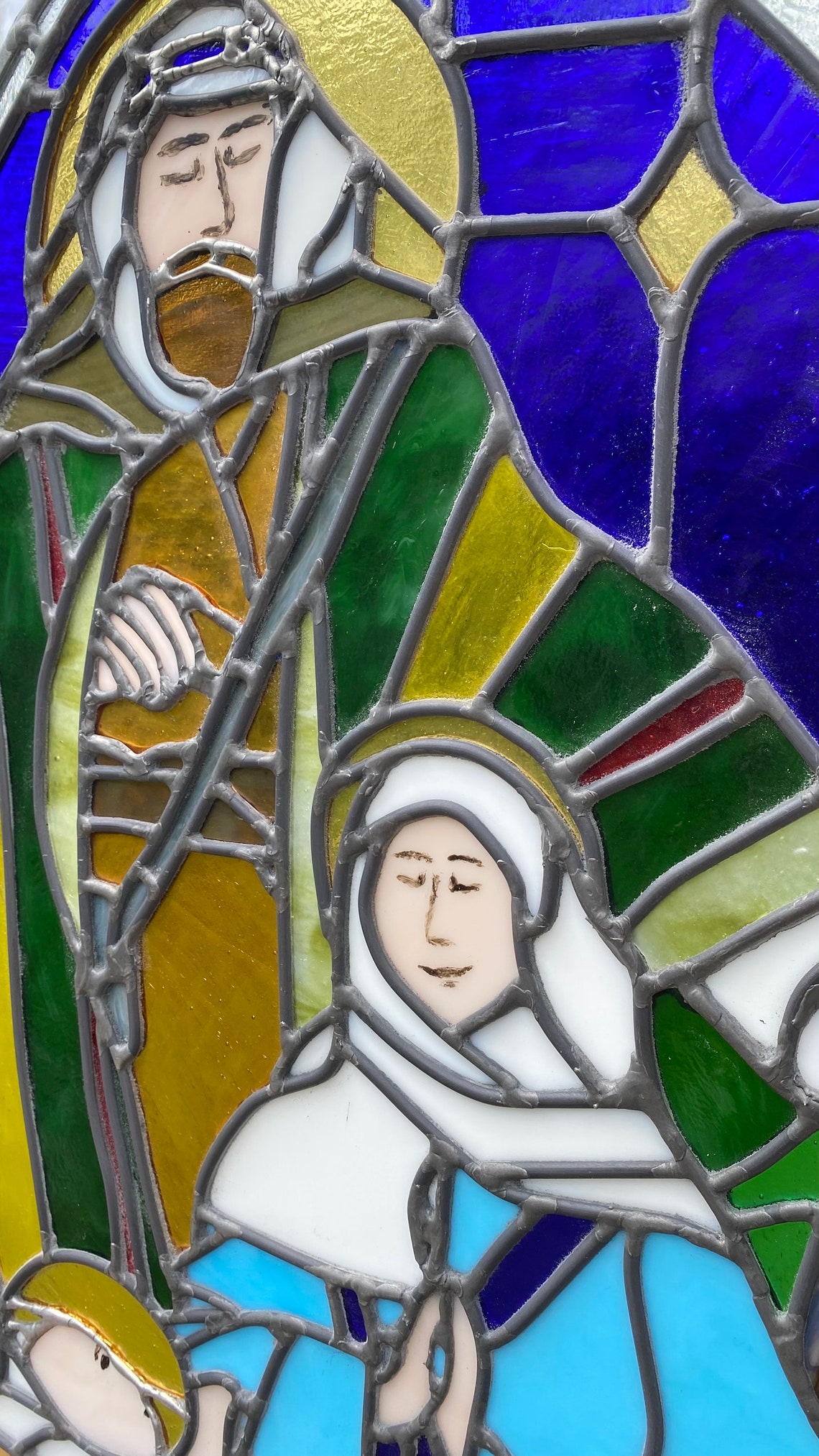 Holy Family Nativity Window - Etsy