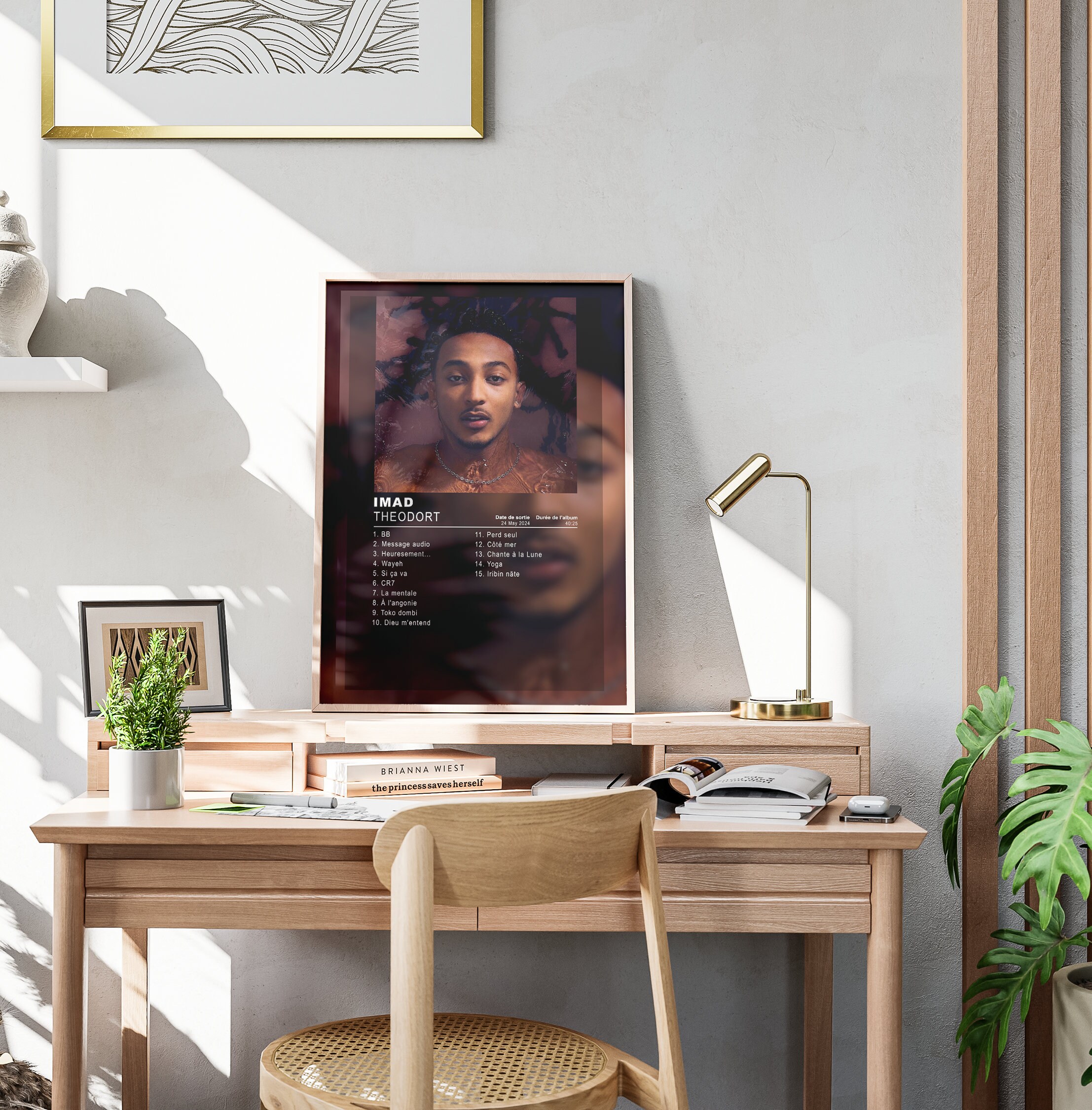 Album Cover Poster Imad De THEODORT, Album Wall Art, Music Album ...