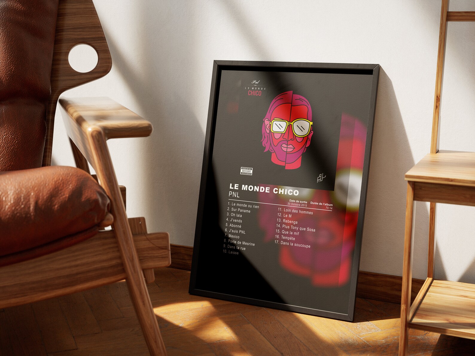 Album Cover Poster Le Monde Chico by PNL, Album Wall Art, Music Album ...
