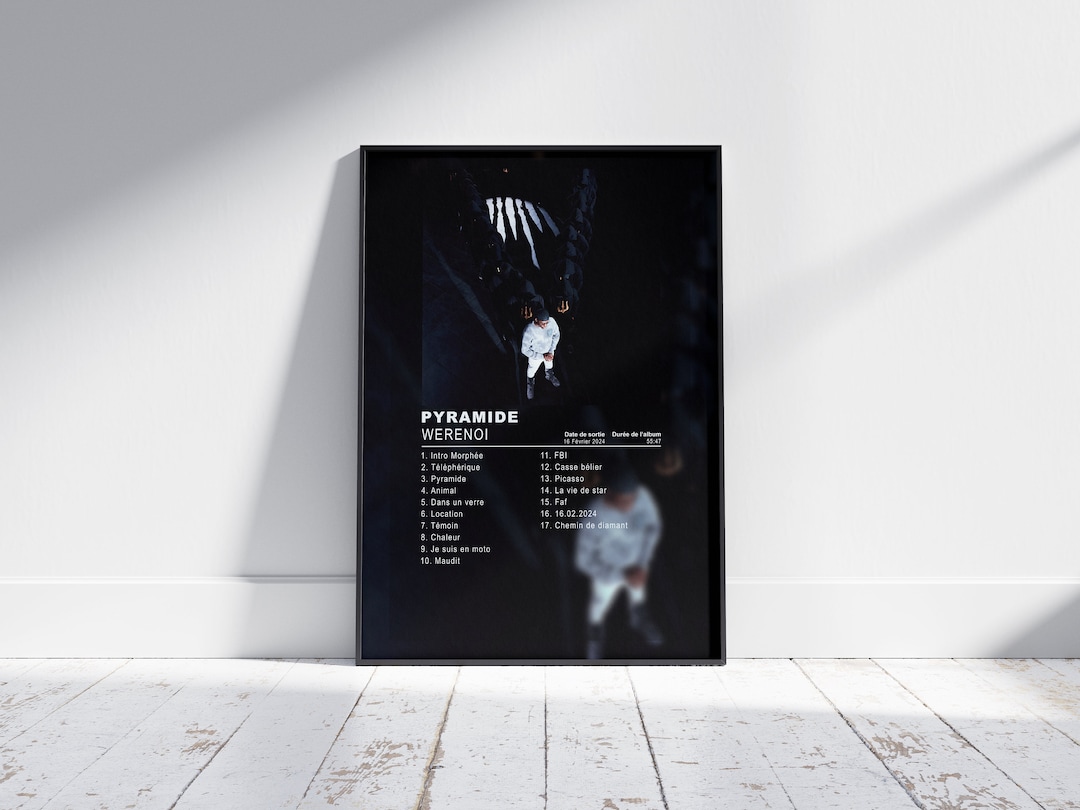 Album Cover Poster Pyramide by Werenoi, Album Wall Art, Music Album ...
