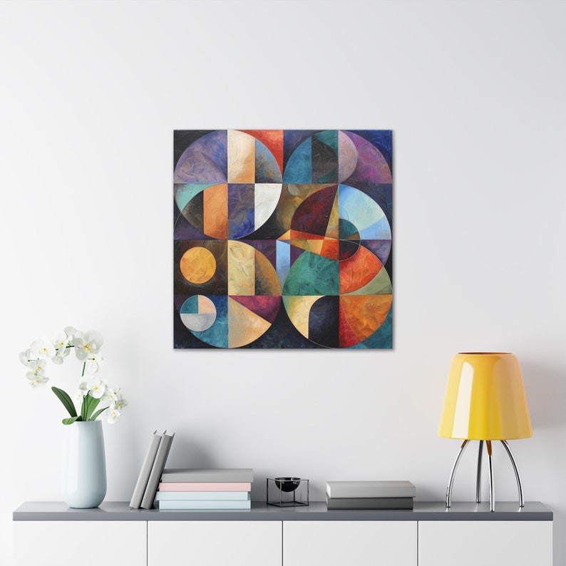 Original "celestial Geometry", Abstract Geometry, Colorful Artwork ...