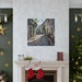 Original "rustic Alleyway", Cobblestone Street Art, Quaint Village ...