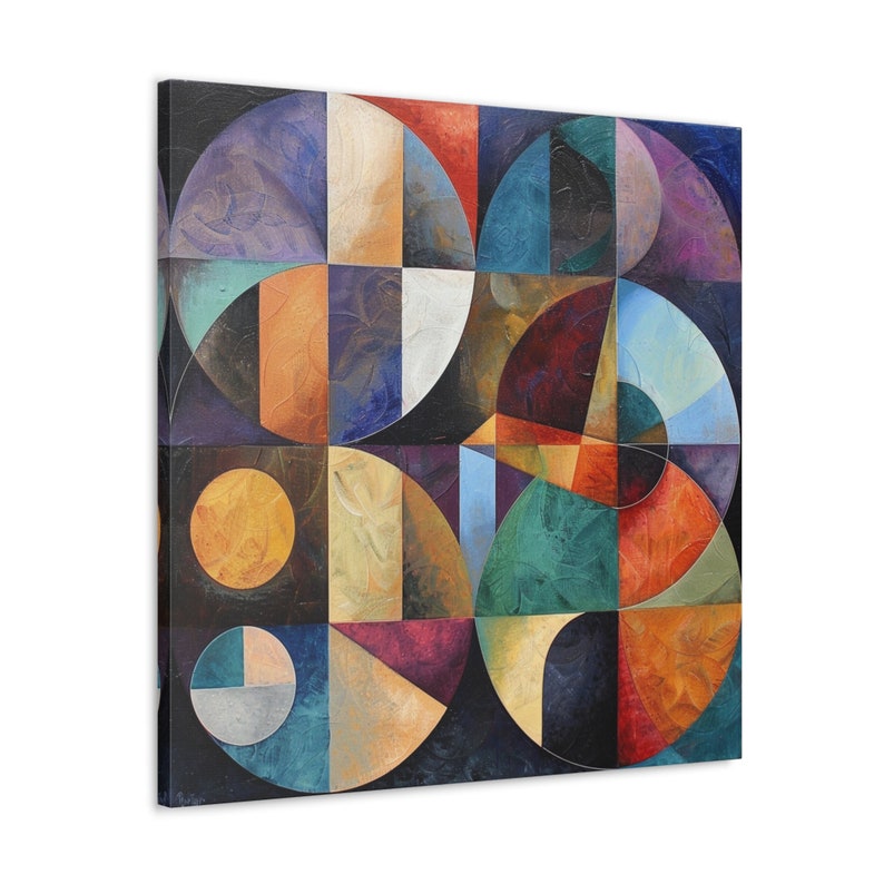 Original "celestial Geometry", Abstract Geometry, Colorful Artwork ...