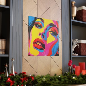 Original "neon Passion," Pop Art, Bold Aesthetic, Contemporary Art ...